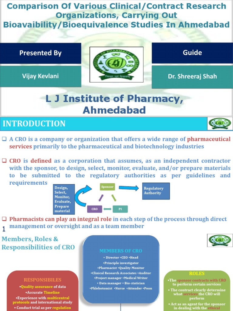 Clinical Research Organization / Contract Research Organization ...