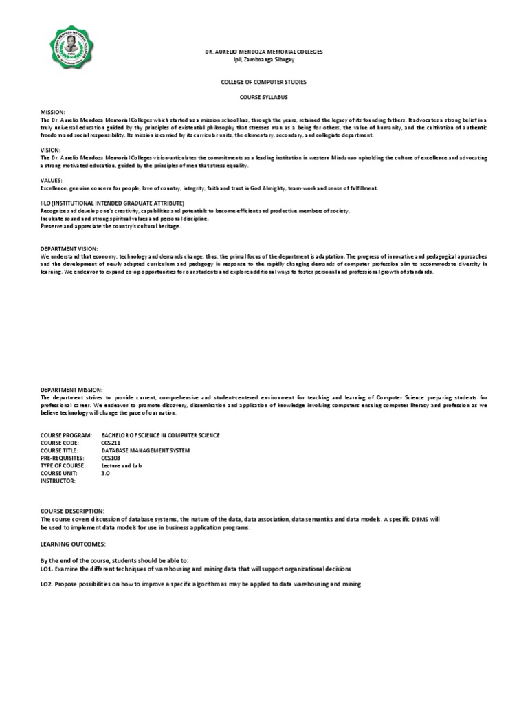Data Base Management Ched Format | PDF | Conceptual Model | Data Model