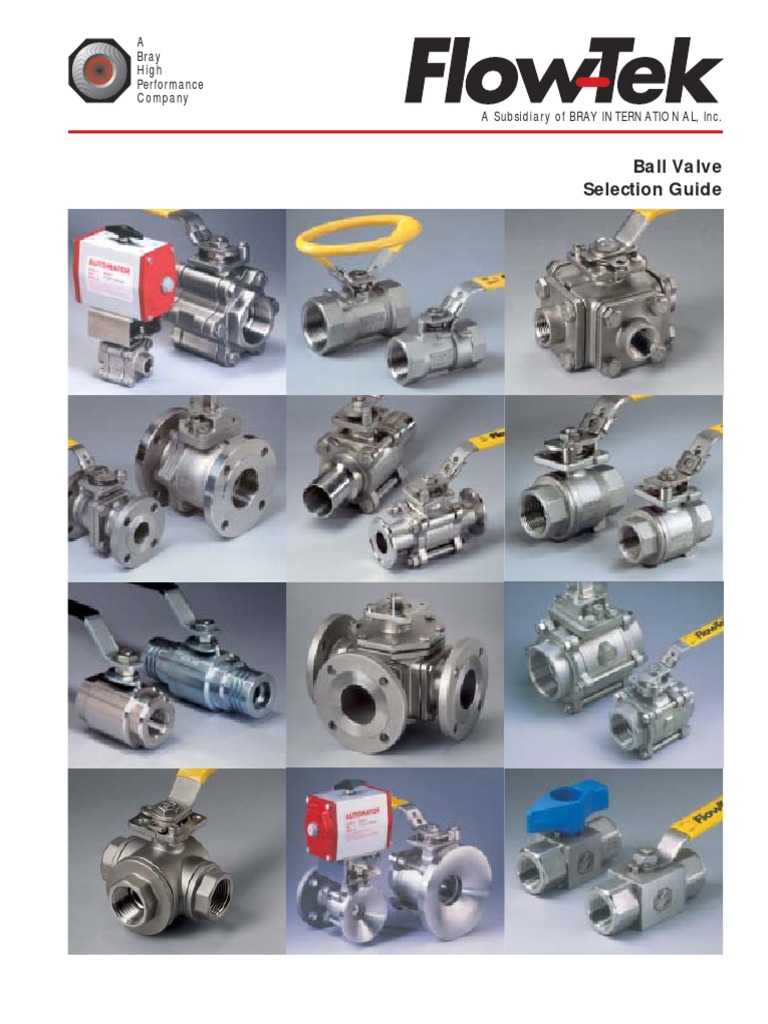 Ball Valve - Flowtek | PDF | Valve | Pipe (Fluid Conveyance)
