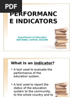 DepEd Performance Indicators Guide | PDF | Students | Primary Education