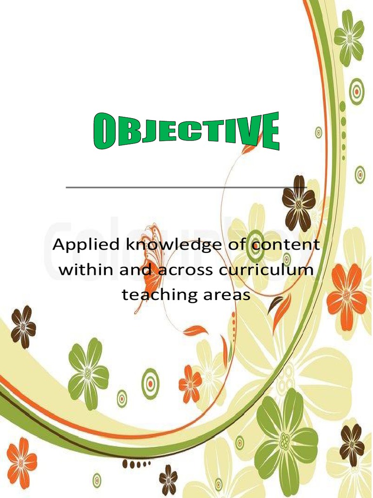 Applied Knowledge of Content Within and Across Curriculum Teaching ...
