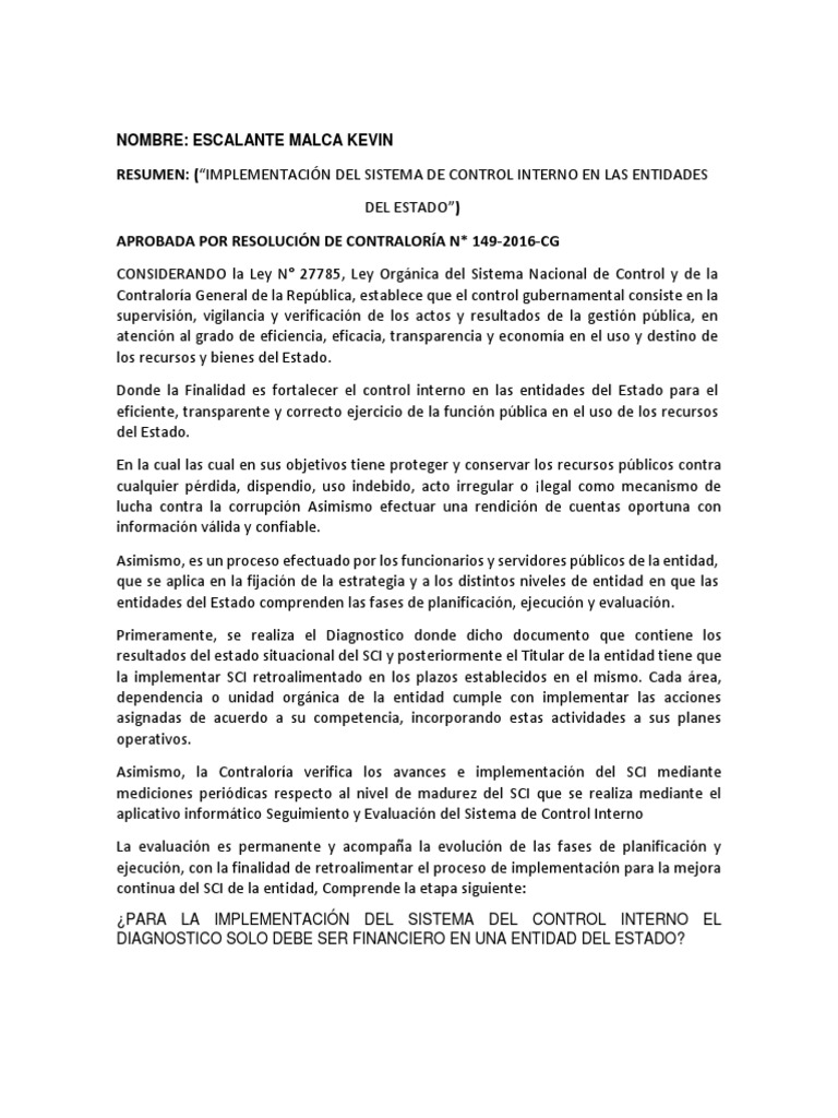 Resumen Kevin Escalante | PDF