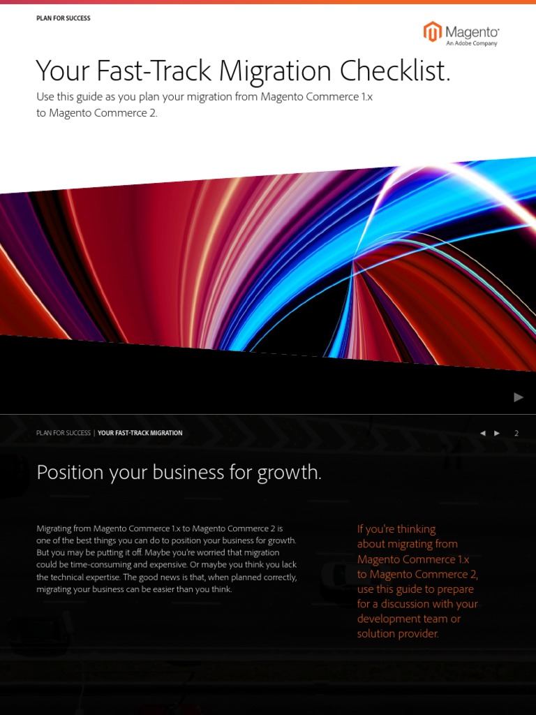 Your Fast Track Migration: Magento Migration | PDF | Magento | E Commerce
