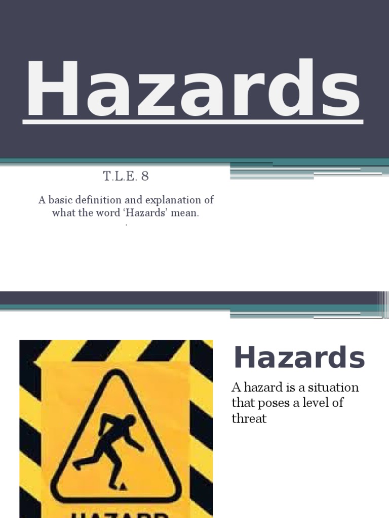 Understanding Types of Hazards | PDF | Social Science | Wellness