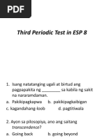 ESP8 4th Grading Exam | PDF