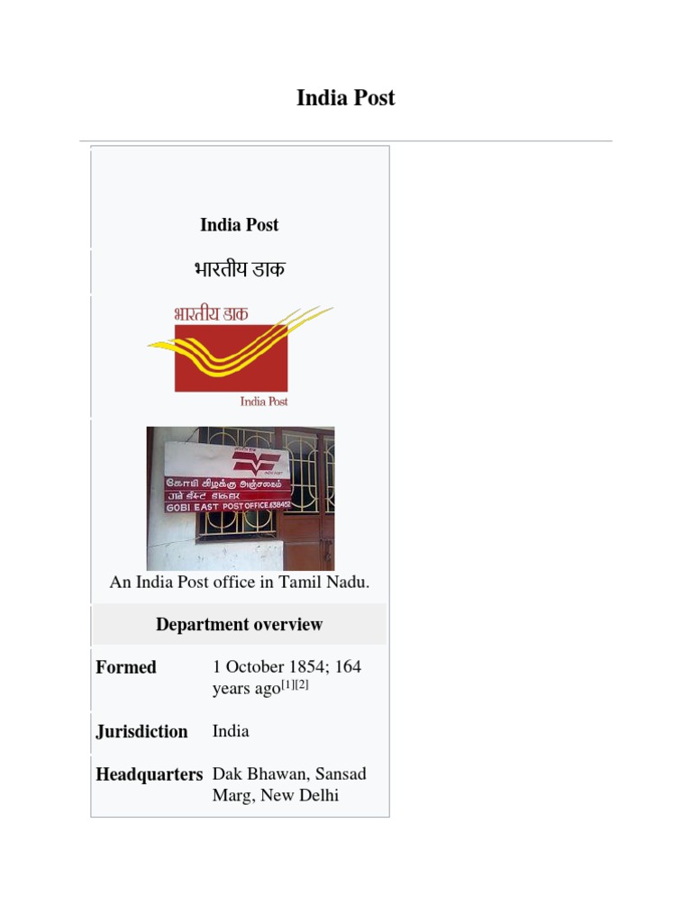 India Post Office | PDF | Postal System | Philately