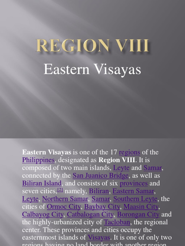 Region VIII | PDF
