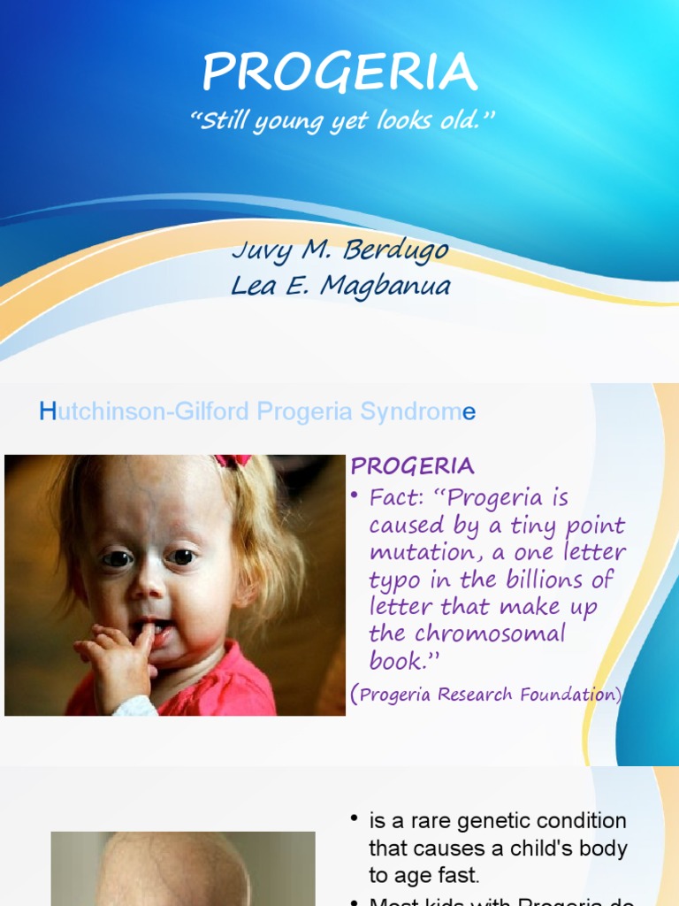 Progeria | PDF | Medicine | Biology