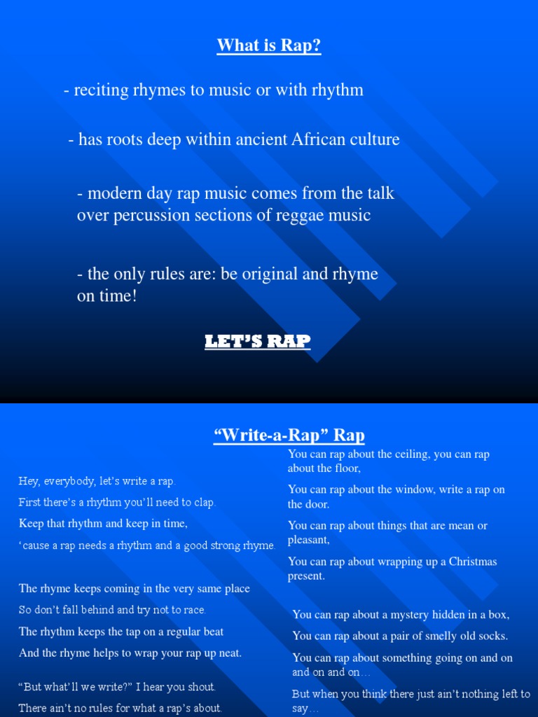 Dlp-11 Ppt. Attachment - Rap | PDF | Hip Hop Music | Popular Music
