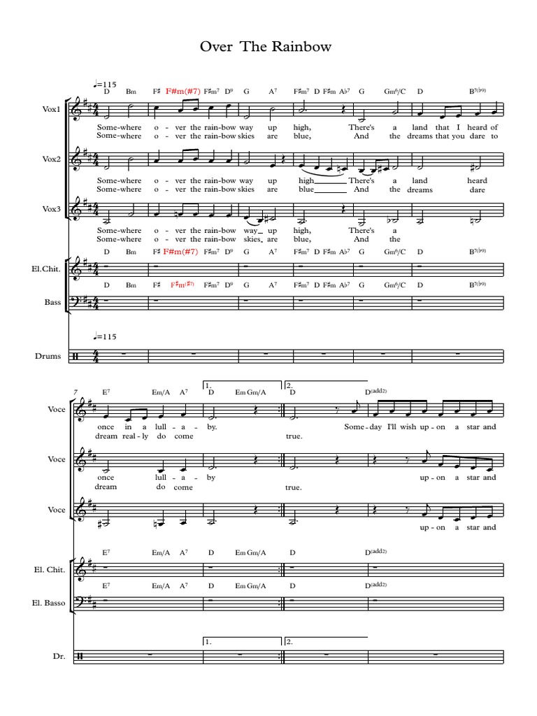 Over The Rainbow | PDF