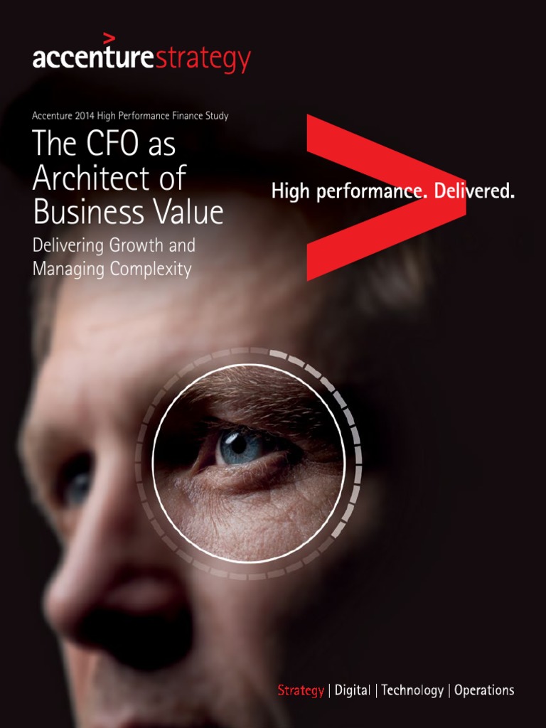 Accenture CFO As Architecture of Business Value | PDF | Chief Financial ...