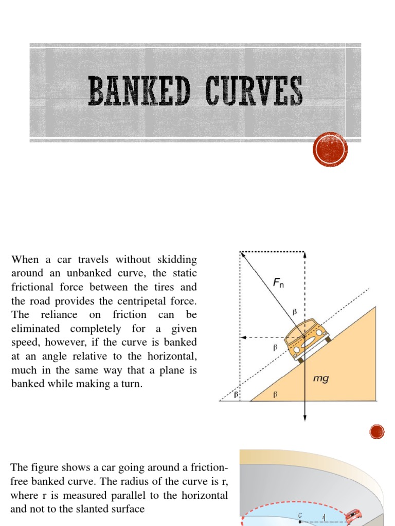 Banked Curves Report | PDF | Rotation Around A Fixed Axis | Angle
