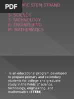 Grade 12 Stem Subjects | PDF | Science, Technology, Engineering, And ...