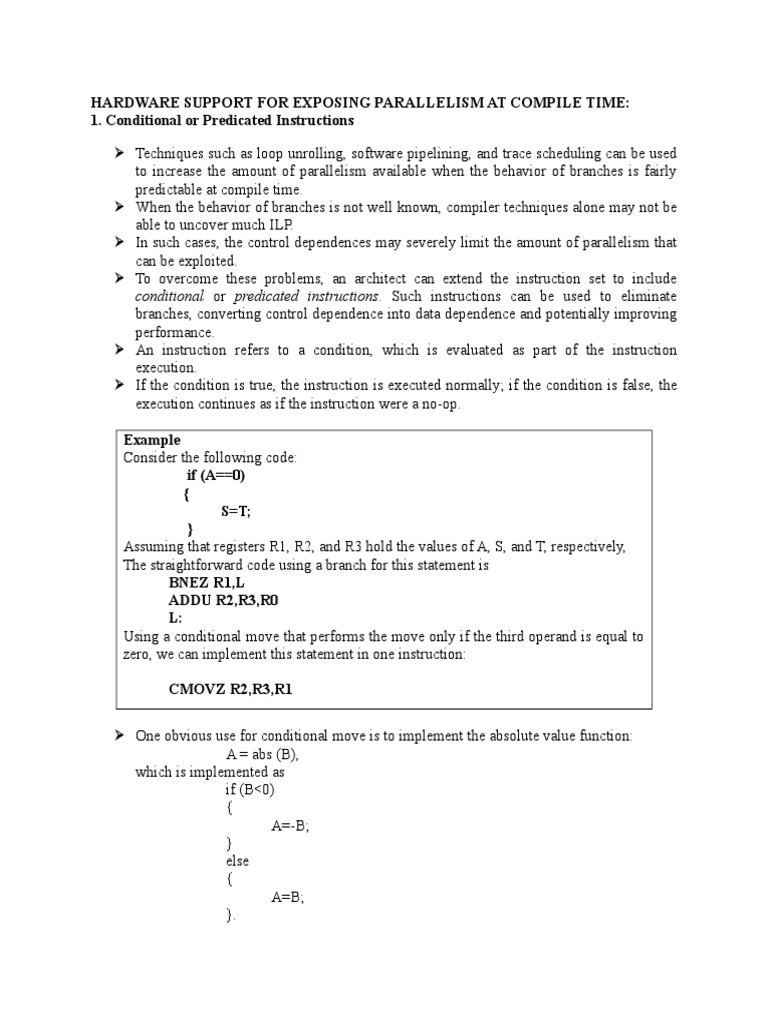 Hardware Support For Exposing Parallelism | PDF | Computer Science | Electronic Engineering