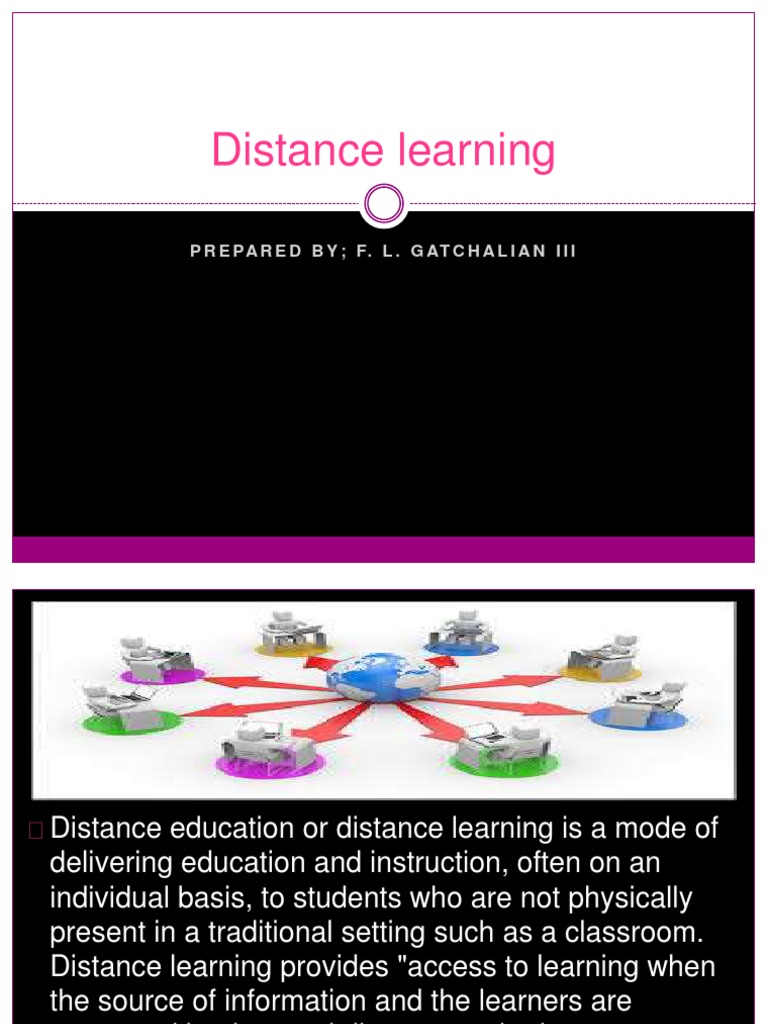 Distance Learning | PDF | Distance Education | Educational Technology