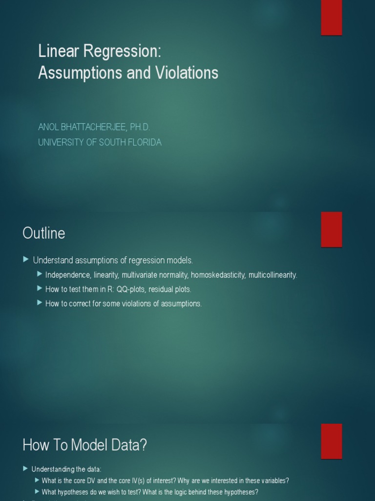 7 OLS Assumptions | PDF | Errors And Residuals | Ordinary Least Squares