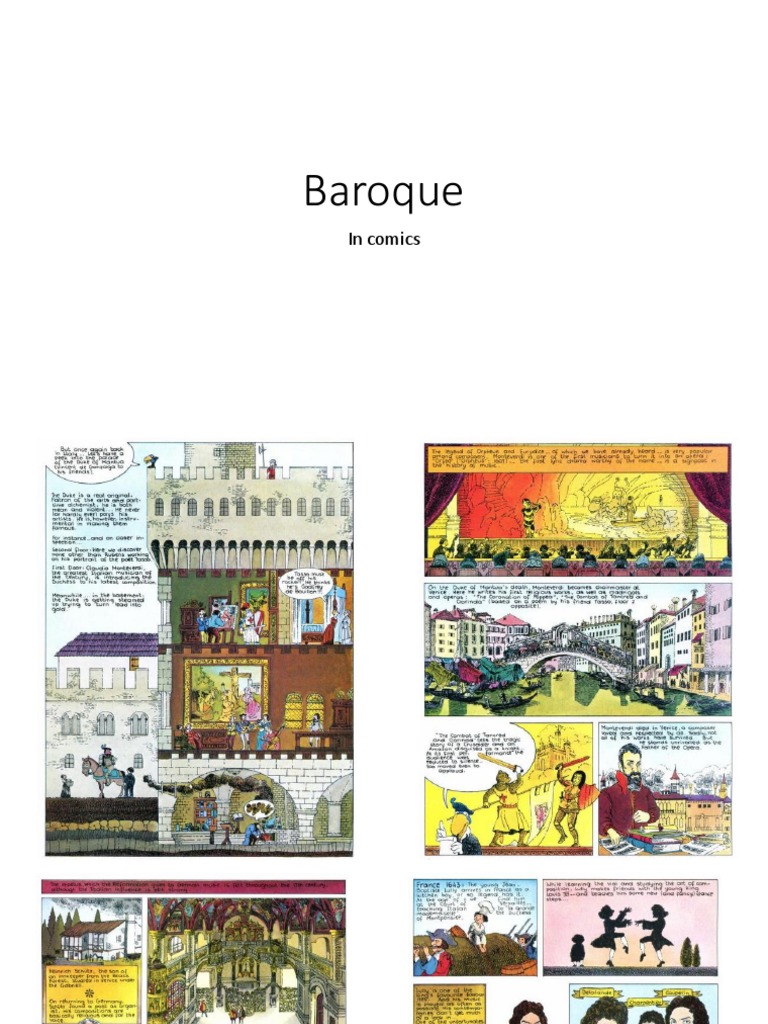 Baroque in Comics | PDF