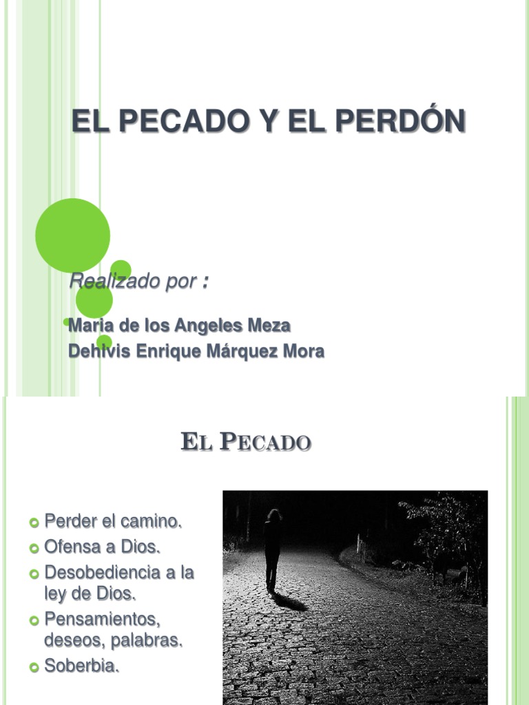 El Pecado y El Perdón | PDF | Pecado | Perdón