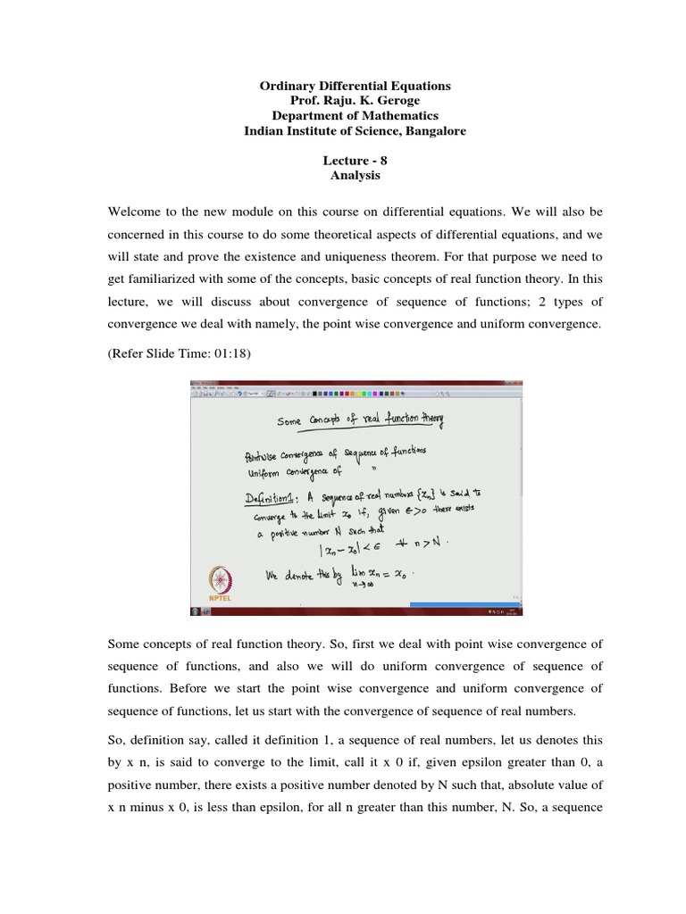 Sequence of Fucntions | Download Free PDF | Limit (Mathematics) | Continuous Function