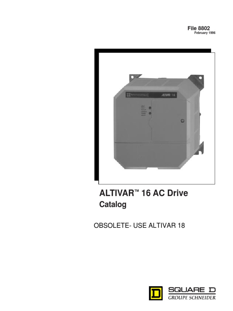 Altivar 16 PDF | PDF | Electric Motor | Alternating Current