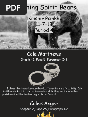 Cole Matthews Touching Spirit Bear