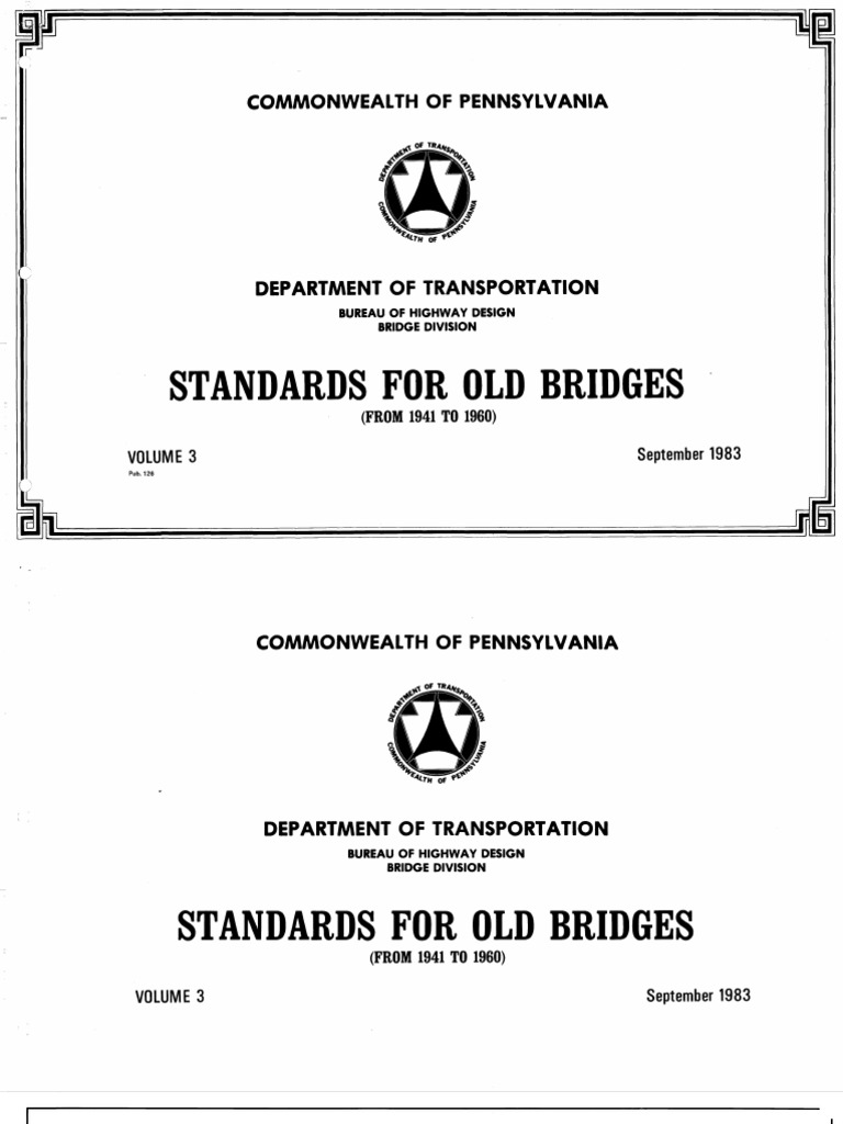 Standards For Old Bridges 1941-1960 Vol. 3 | PDF | Structural Engineering | Concrete
