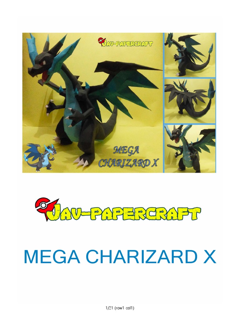 Mega Charizard X Lineless | PDF