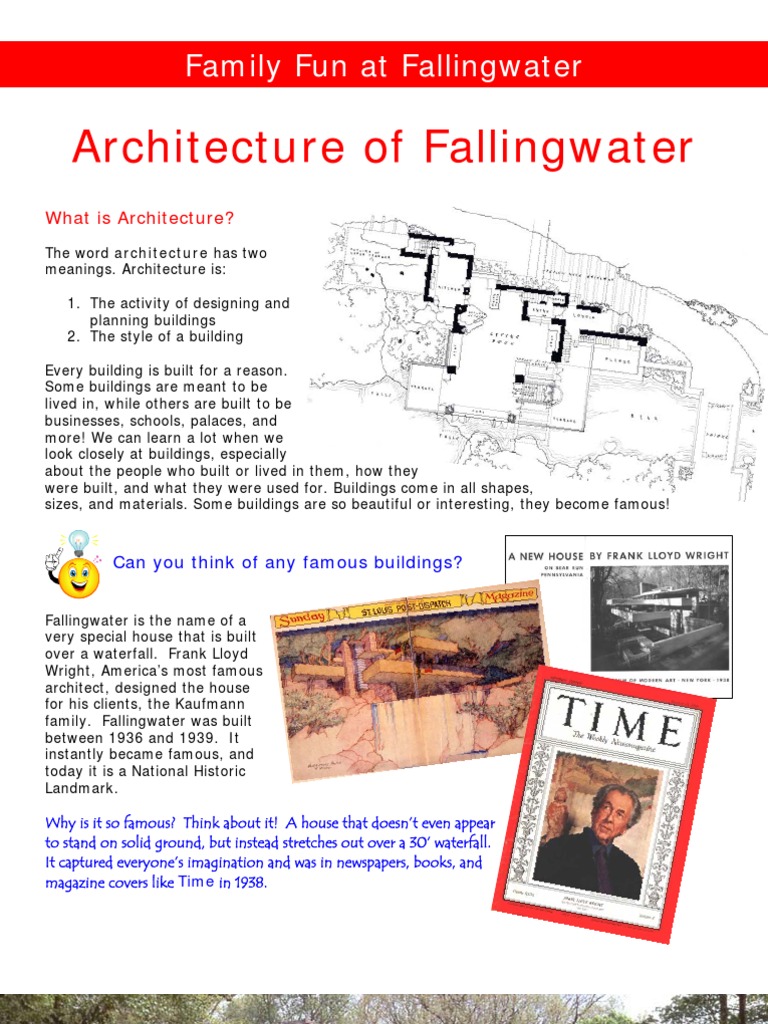 Fallingwater: Architecture and Materials | PDF