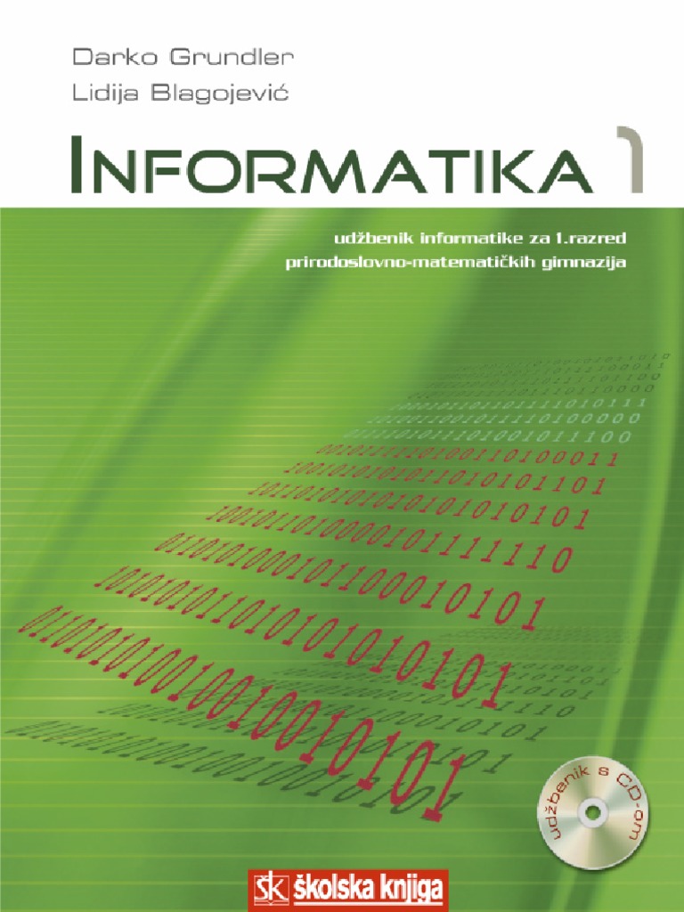 Informatika Udzbenik 1 PDF | PDF