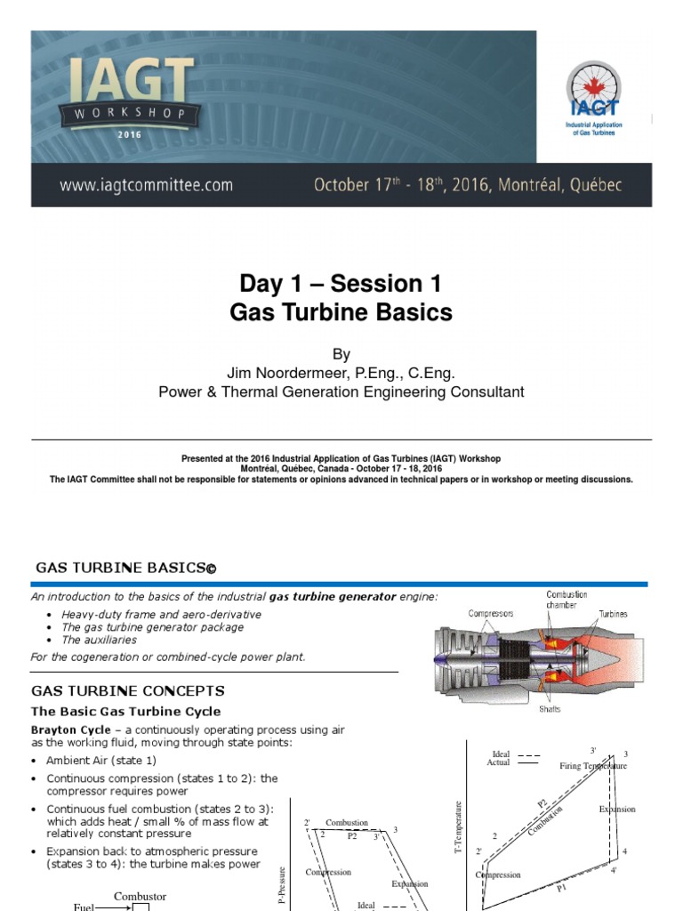 Gas Turbine Basics | PDF | Gas Turbine | Jet Engine