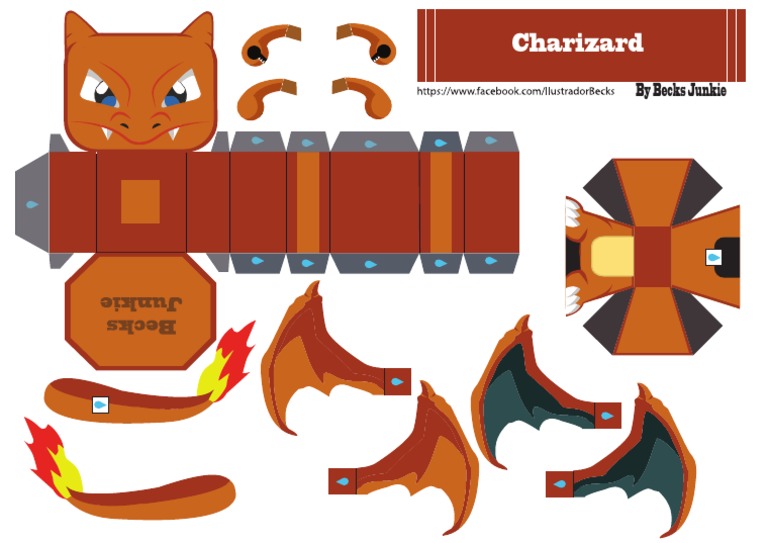 Papercraft Pokemon Charizard