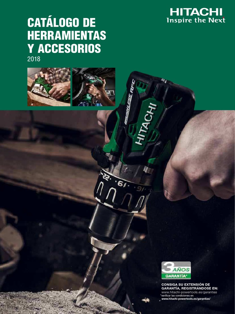 Catalogo Herramientas HITACHI 2018 Completo NSH | PDF | Aluminio ...