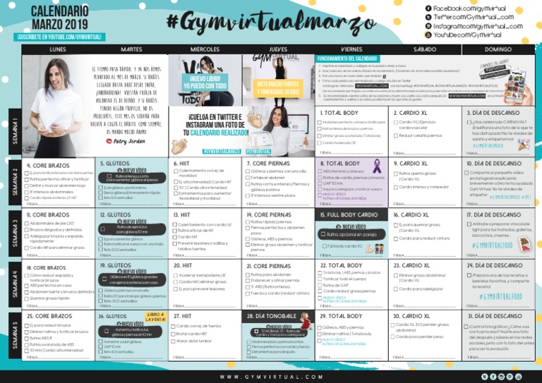 Reto Hiit Mayo | PDF | Calendario | Ocio