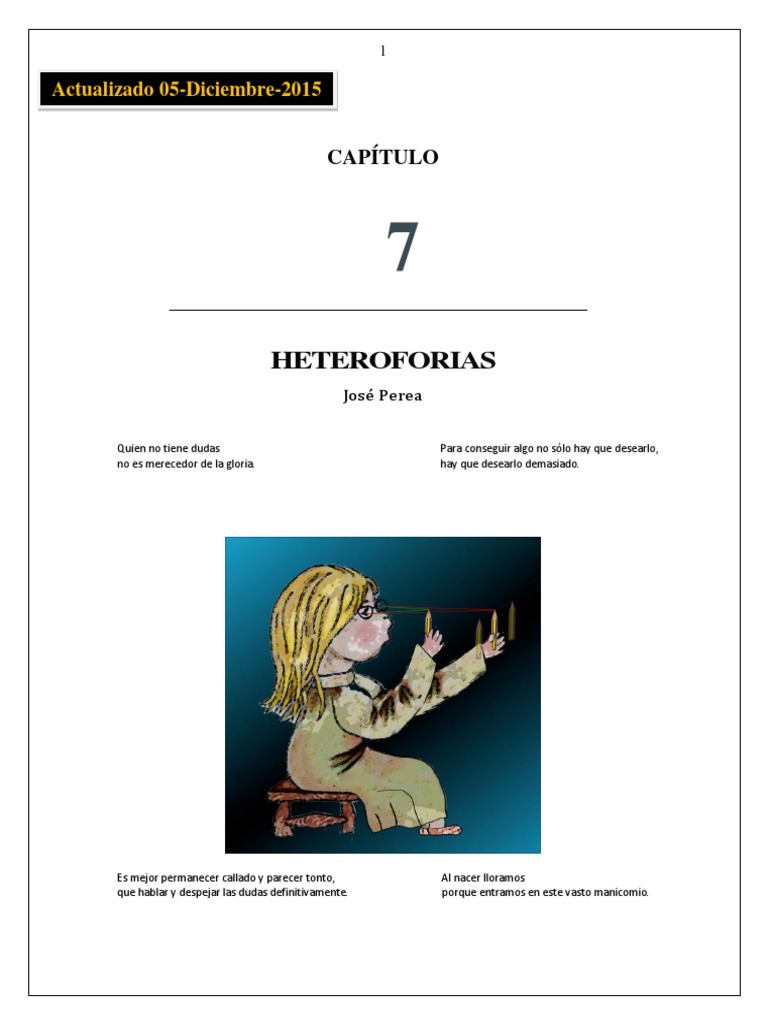 Heteroforias: Conceptos y Exploración | PDF | Ojo humano | Visión