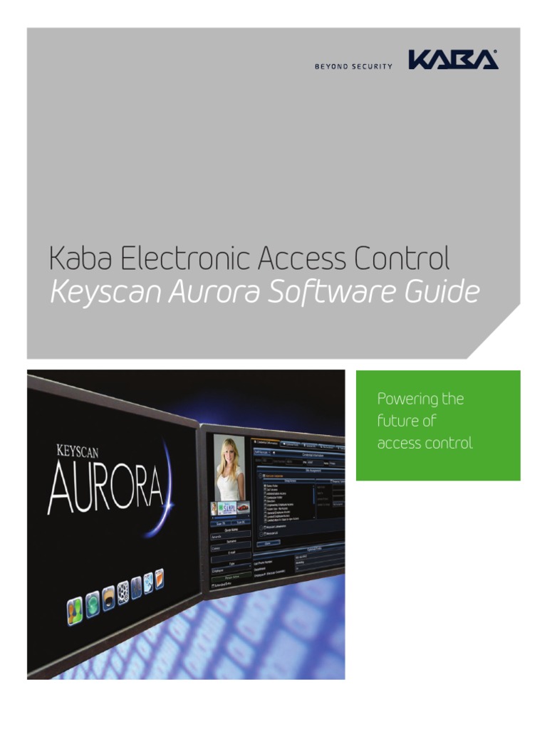 Keyscan Aurora Software Guide | PDF | Access Control | Microsoft Windows