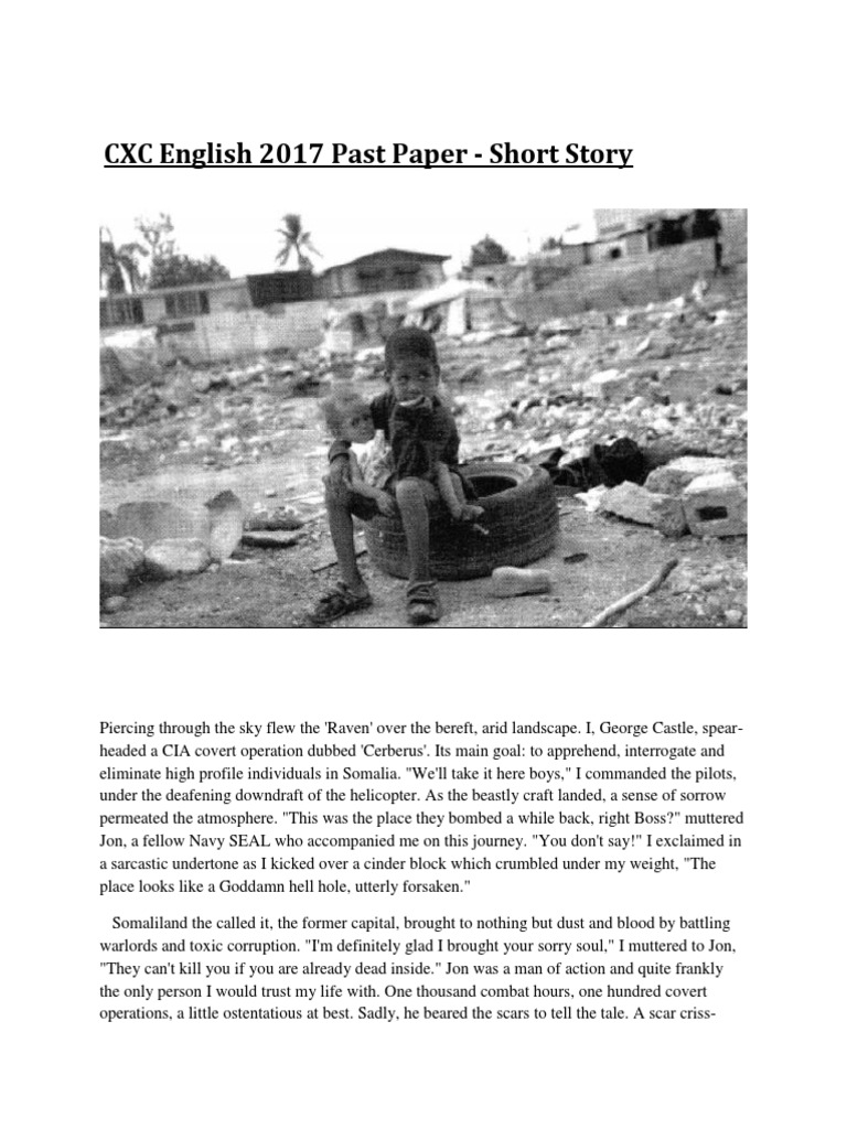 CXC English 2017 Short Story | PDF | Violence