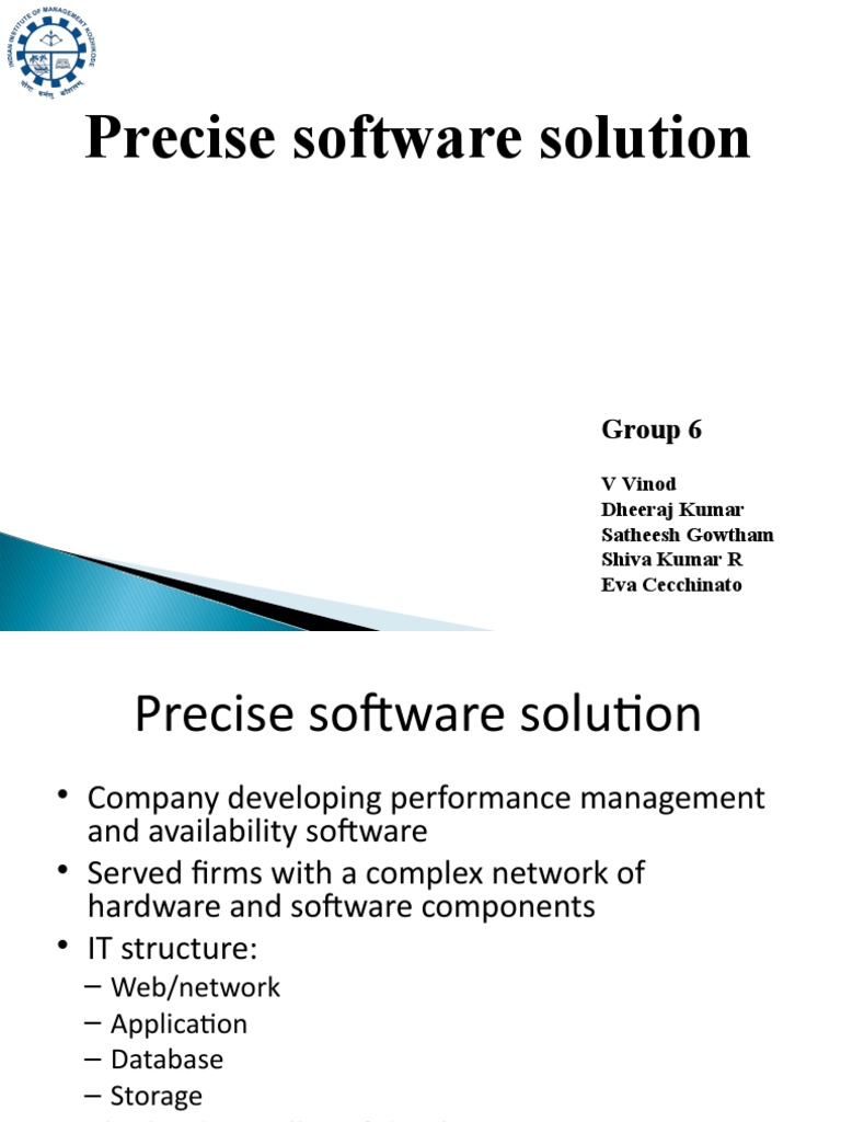 Group 6 - Precise Software Solutions | PDF | Sales | Oracle Corporation
