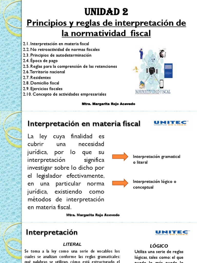 Derecho y Normatividad Fiscal | PDF | Impuestos | México
