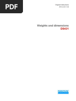 Specification Jumbo Drill Sandvik DD311-40 | PDF | Brake | Drilling