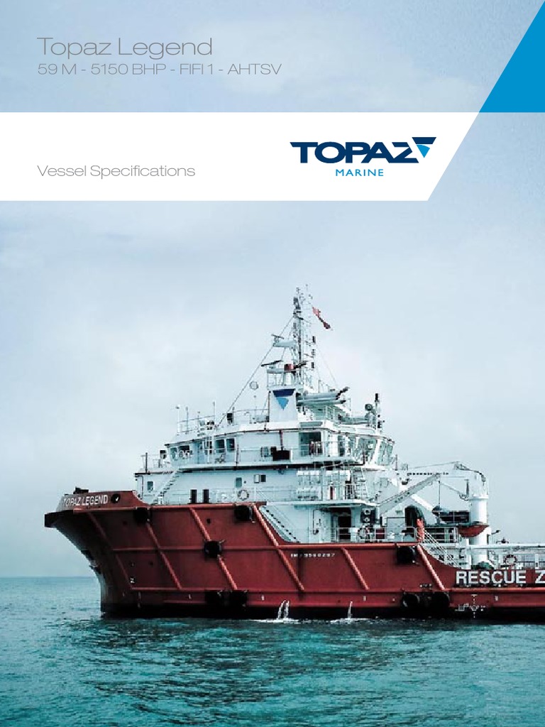 Topaz Legend Vessel Specs | Ships | Manufactured Goods