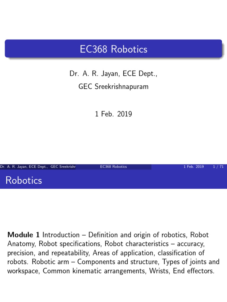 Robotics | Download Free PDF | Robotics | Actuator