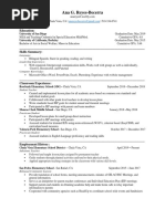 Annotated Resume Sample | PDF | Tutor | Literacy
