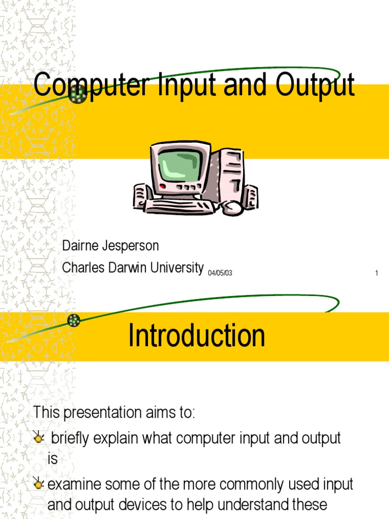 Input and Output Devices | PDF | Input/Output | Computer Keyboard