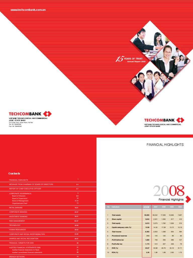 Techcombank Presentation | PDF | Financial Capital | Banks