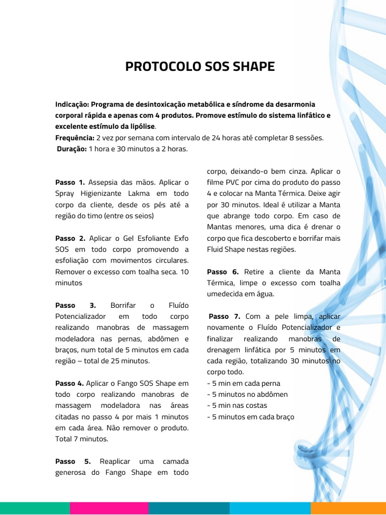 Protocolo Sos Shape | PDF