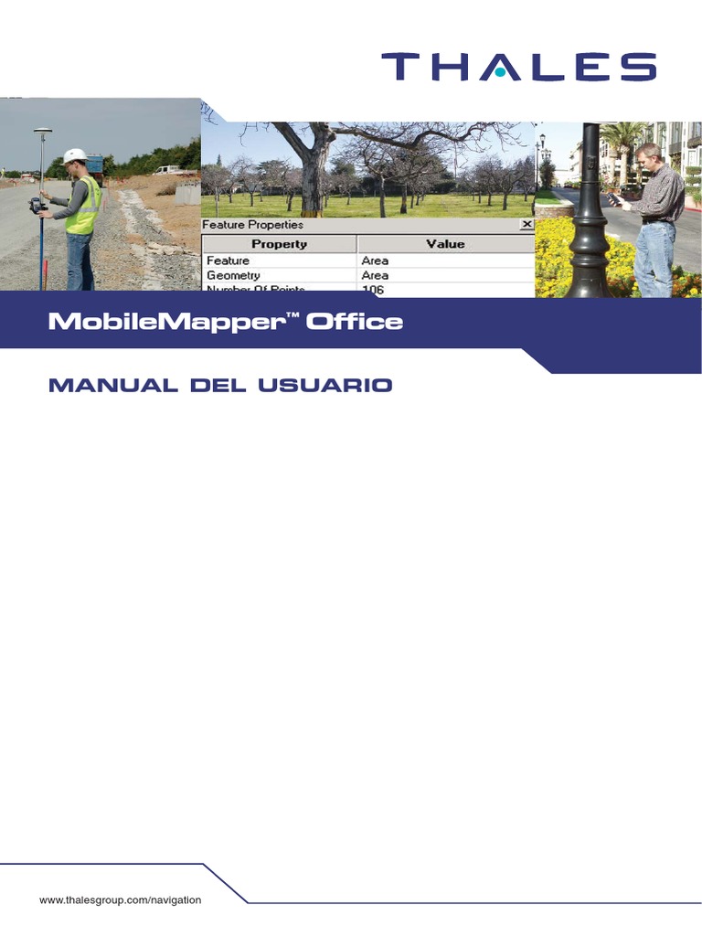 MobileMapper Office User Manual Spanish RevB | PDF | Sistema de ...