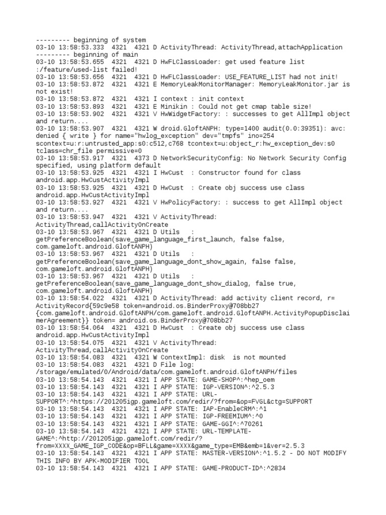 Logcat | PDF | Android (Robot) | Android (Operating System)