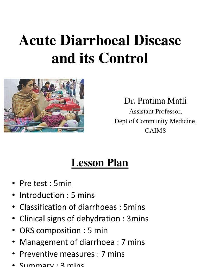 Diarrhoea Management for Med Students | PDF | Diarrhea | Dehydration