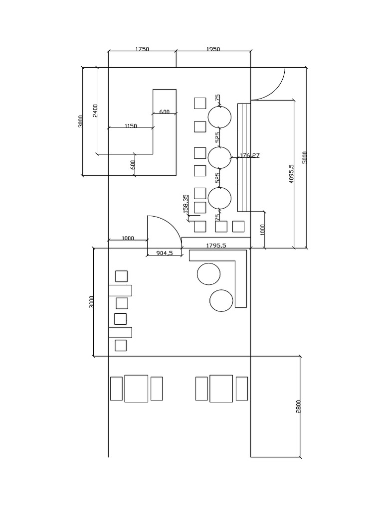Denah Cafe-Model PDF | PDF