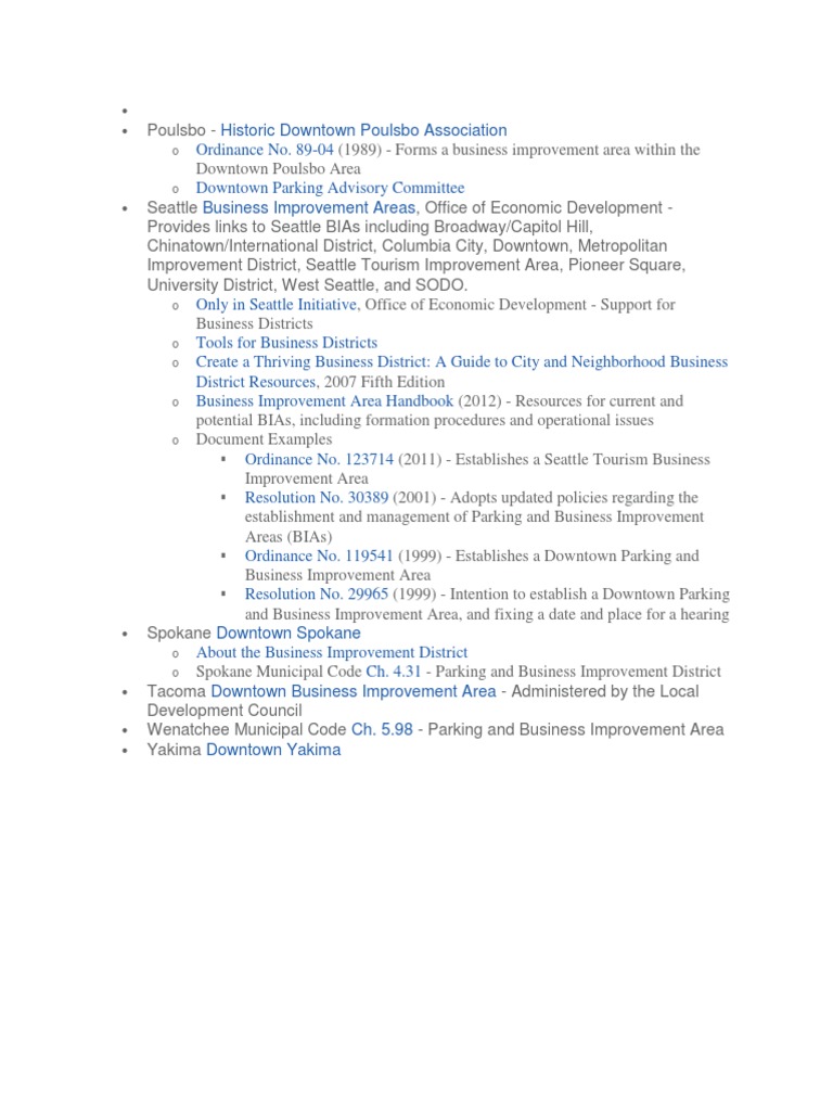 Historic Downtown Poulsbo Association | PDF | Business